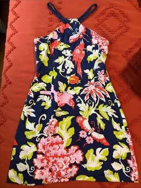 Ck Bradley | Dresses | Ck Bradley Floral Halter Mini Dress | Poshmark